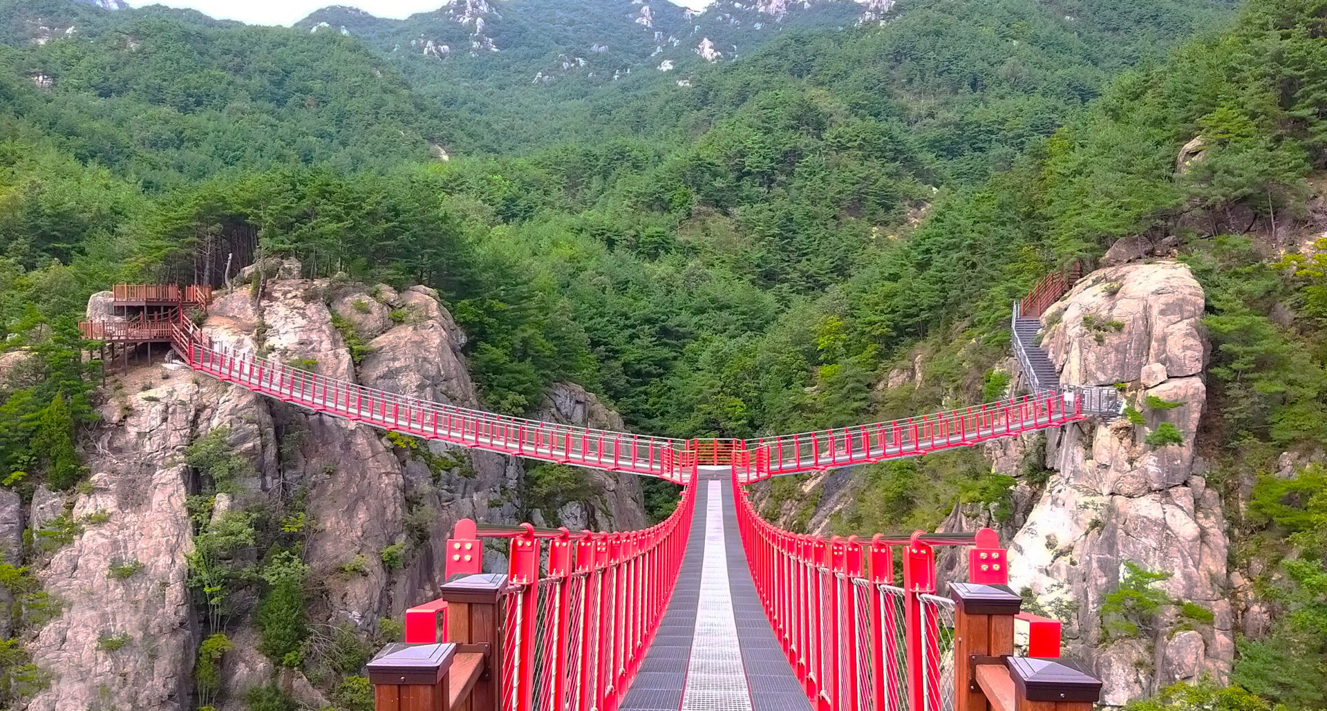 GEOCHANG Y-SHAPED UNDERCURVED SUSPENSION BRIDGE - CABLEBRIDGE