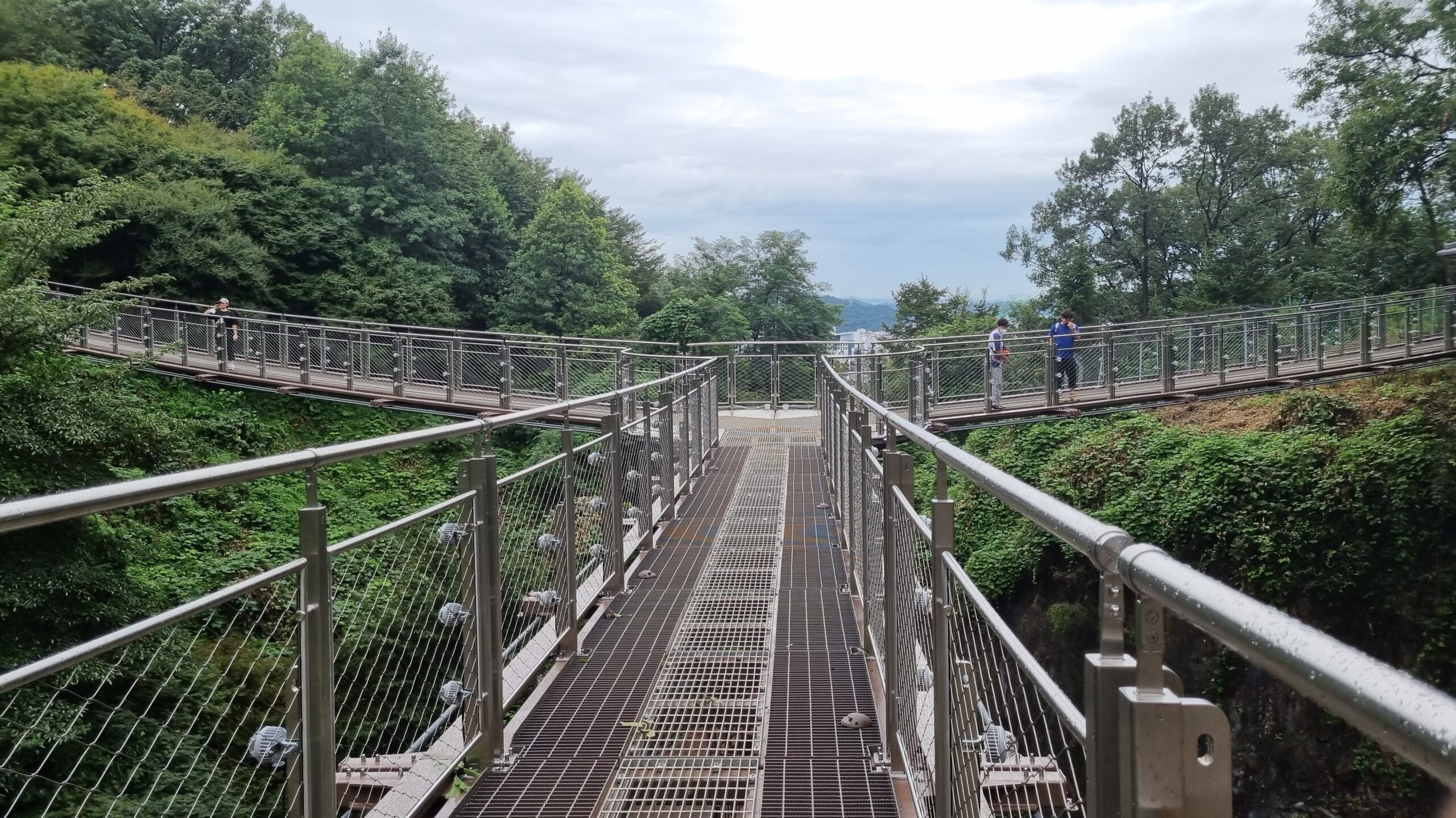 DODEOKSAN Y-SHAPED UNDERCURVED SUSPENSION BRIDGE - CABLEBRIDGE