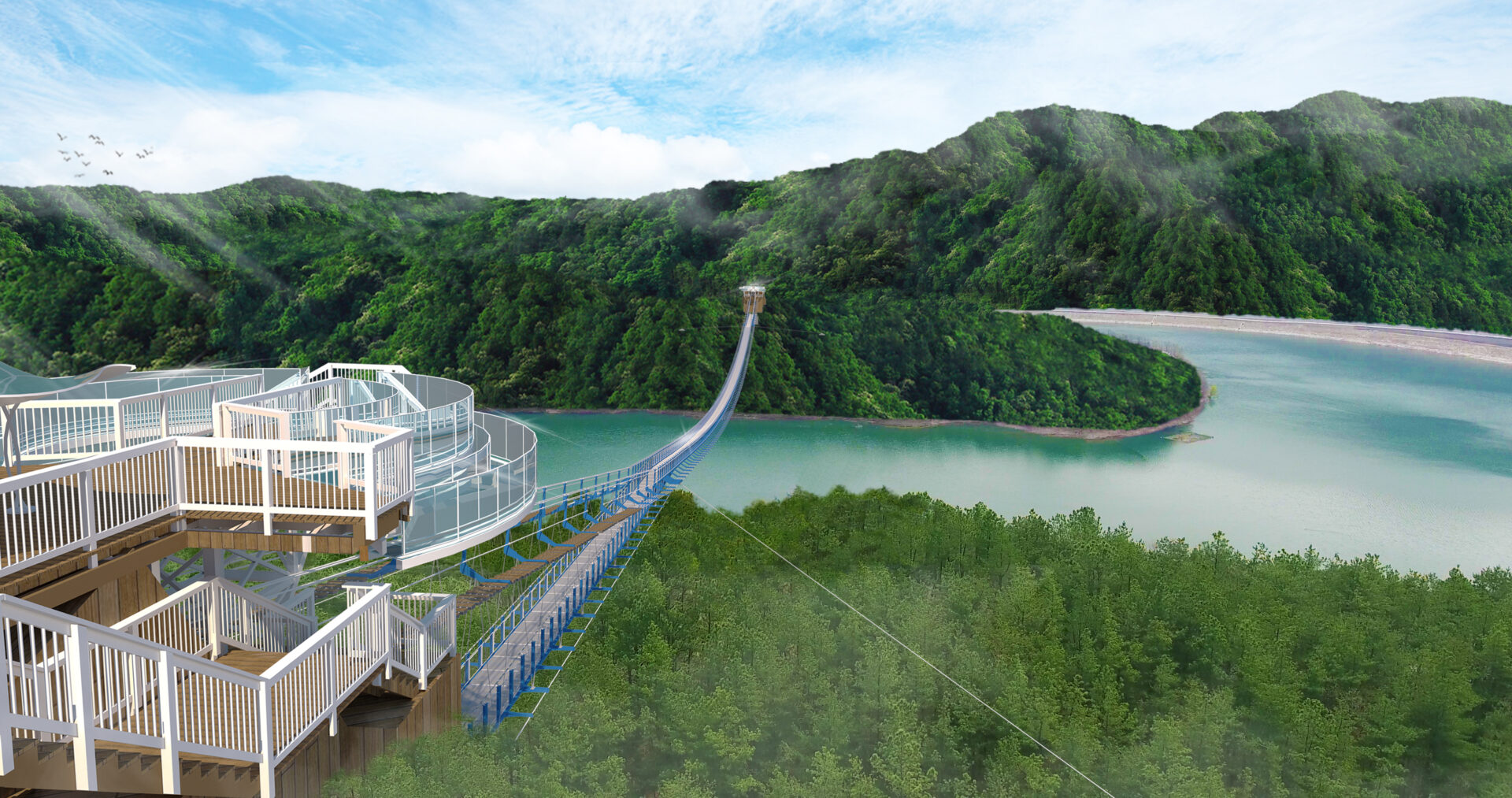 JANGGYE TOURIST SITE PEDESTRIAN SUSPENSION BRIDGE DESIGN PROPOSAL ...